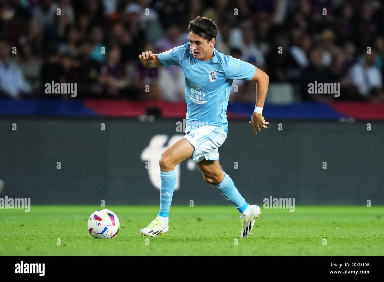 Tasos Douvikas of RC Celta during the La Liga EA Sports match between ...