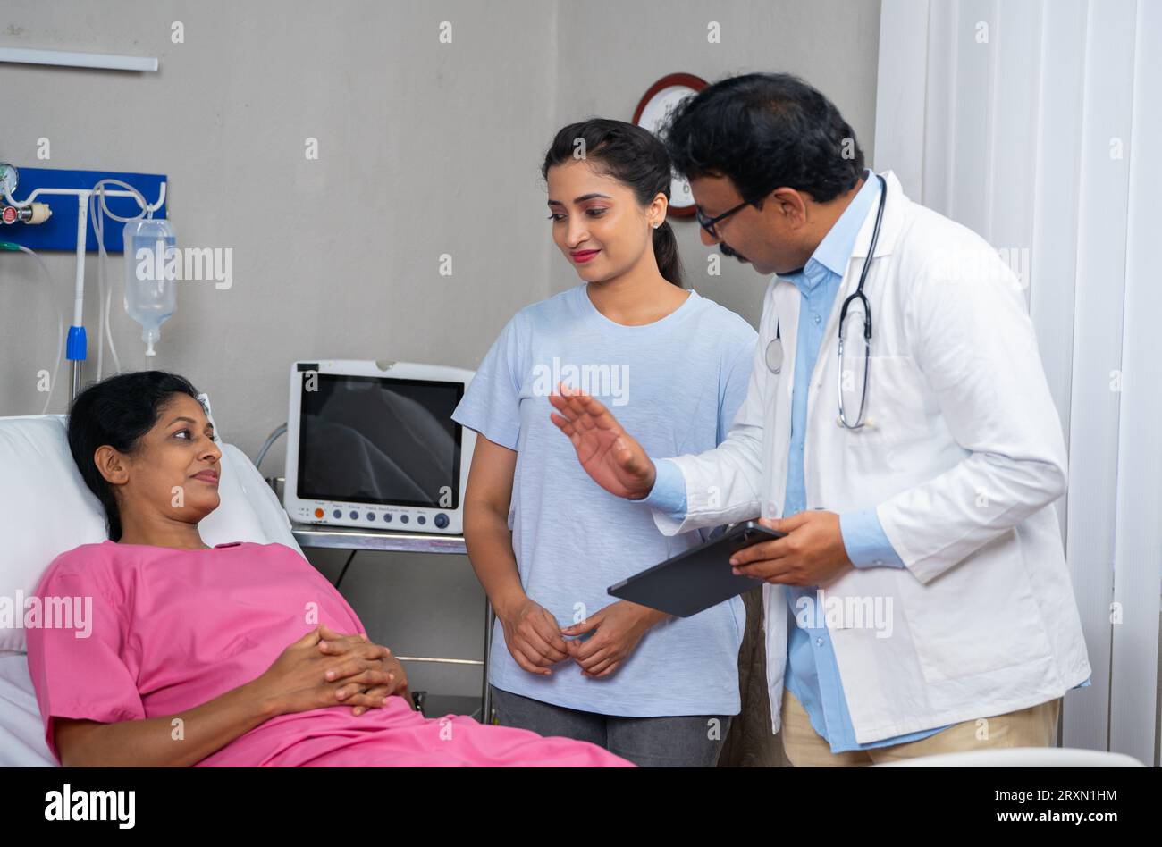 Indian news report hi-res stock photography and images - Alamy