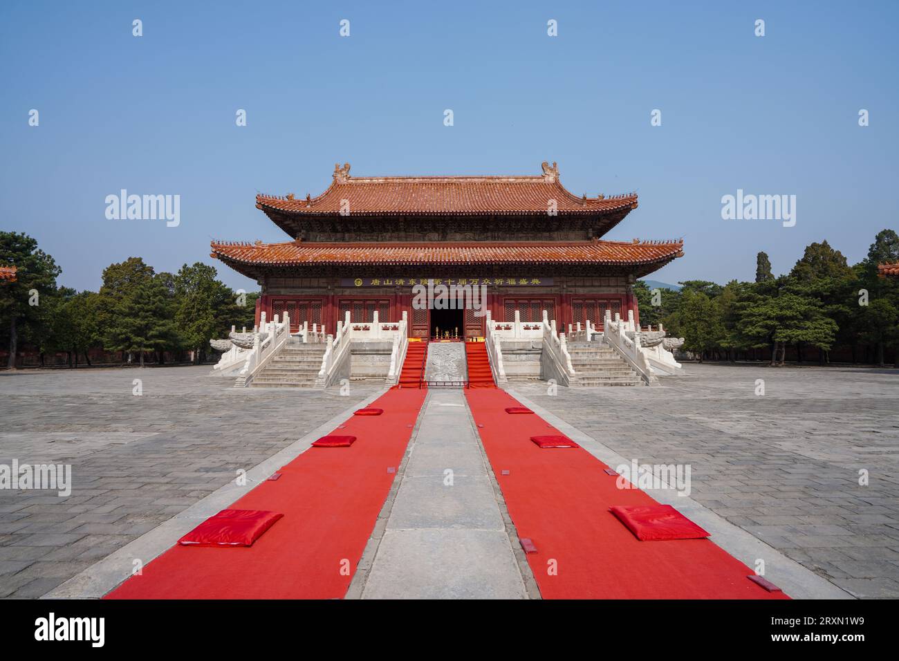 Chinese classical palace architecture is located in the Eastern Tombs ...