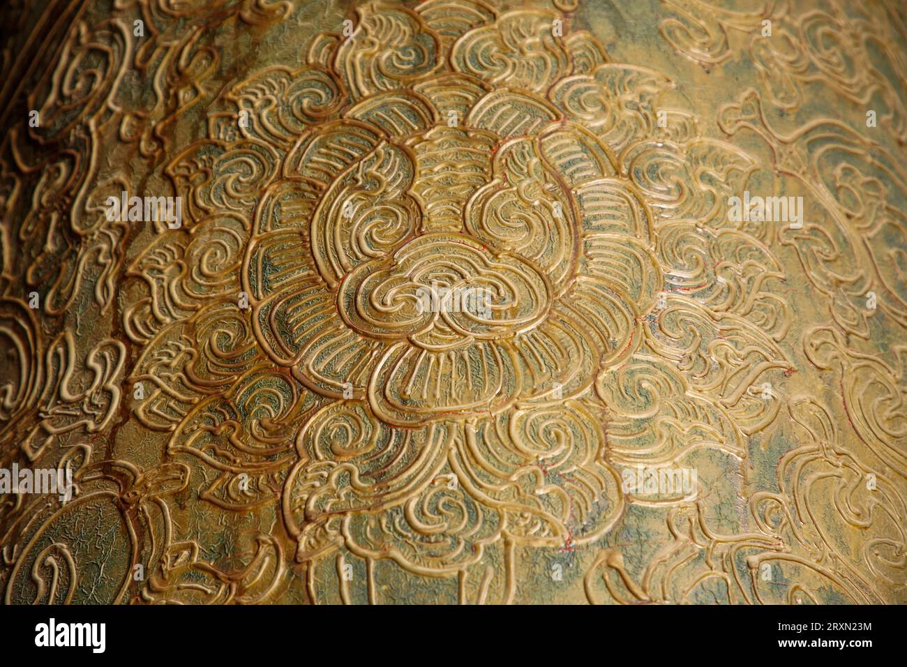 Exquisite column texture structure in the Eastern Tombs of the Qing ...