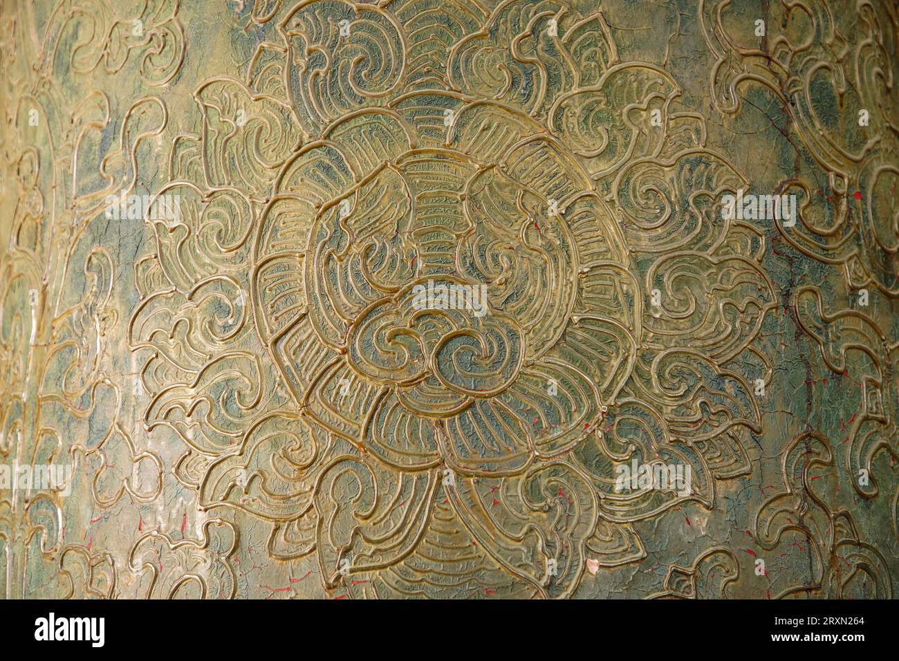 Exquisite column texture structure in the Eastern Tombs of the Qing ...
