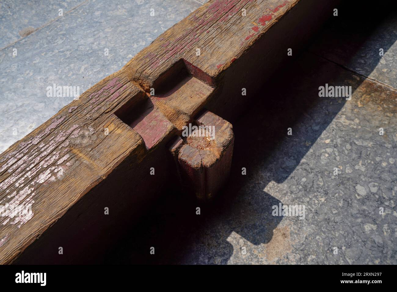 The threshold building structure is located in the Eastern Tombs of the ...