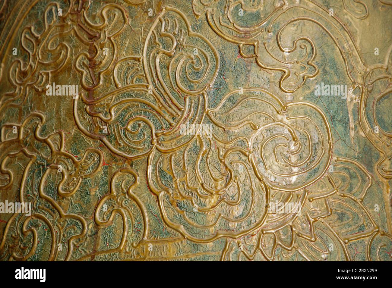 Exquisite column texture structure in the Eastern Tombs of the Qing ...