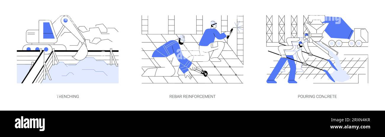 Foundation footer abstract concept vector illustrations Stock Vector ...