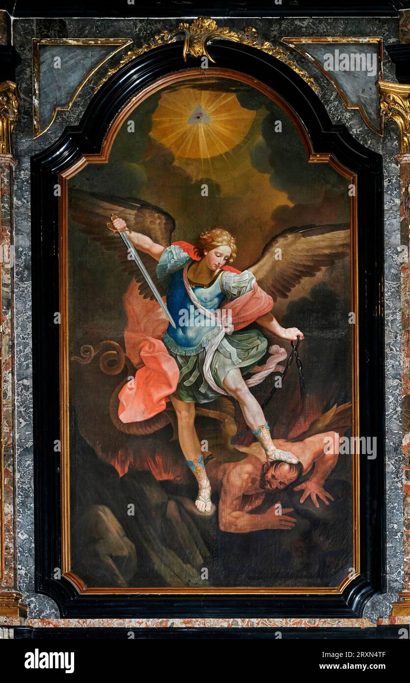 Arcangelo Gabriele - olio su tela - copia dal Guido Reni di Paolo ...