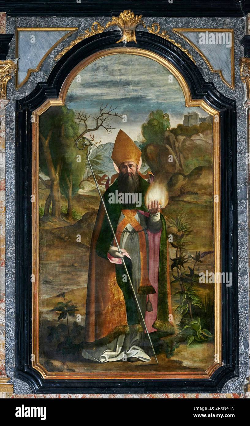 Sant'Antonio Abate - olio su tela - Giovan Battista Secco - XVII secolo ...