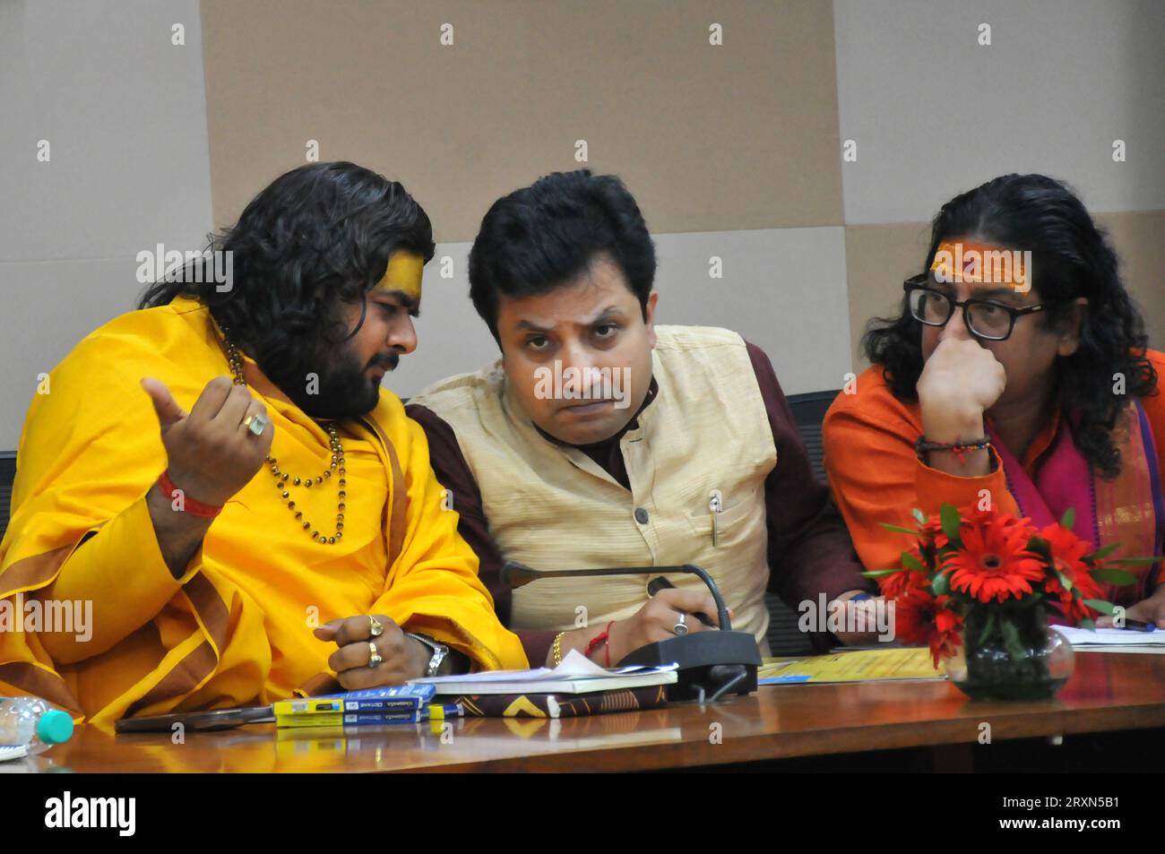 New Delhi, Delhi, India. 26th Sep, 2023. Hindu Saints Maharishi ...