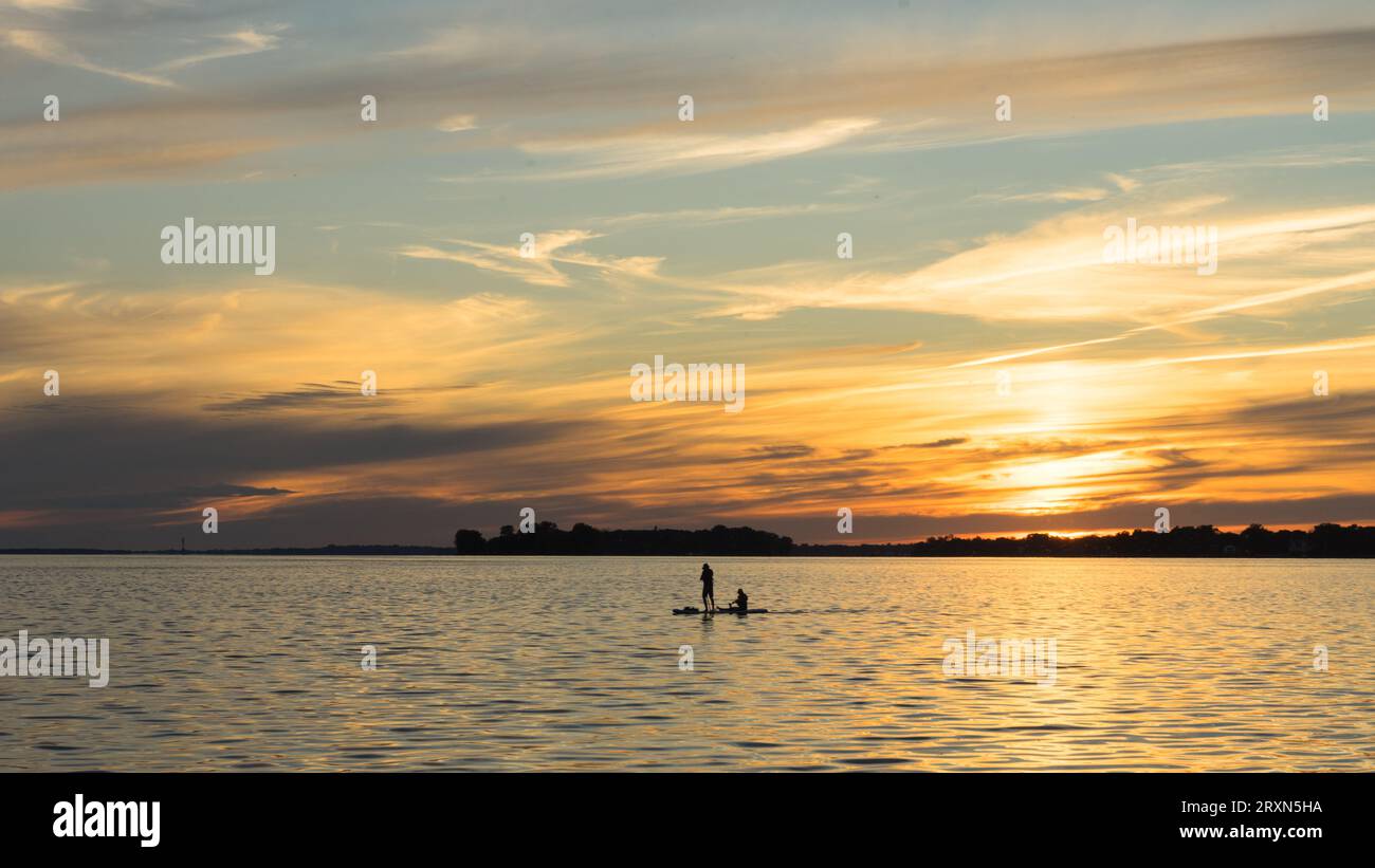 Sunset view at Lachine Lighthouse in Montreal, Quebec Canada Stock ...