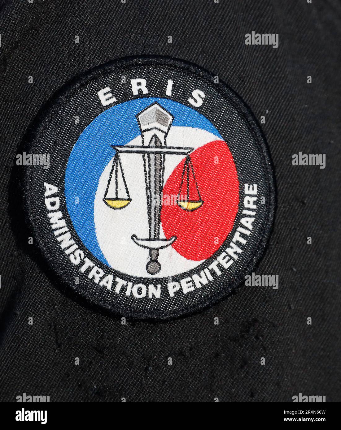 Fleury Merogis, France. 26th Sep, 2023. Logo of ERIS during training of ...