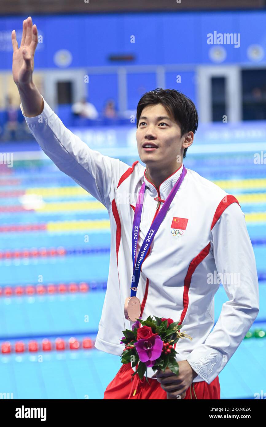 Hangzhou, China's Zhejiang Province. 26th Sep, 2023. Wang Shun of China ...