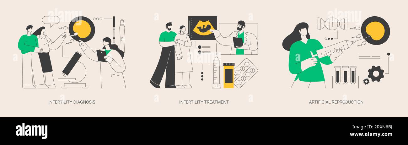 Family planning abstract concept vector illustrations Stock Vector ...