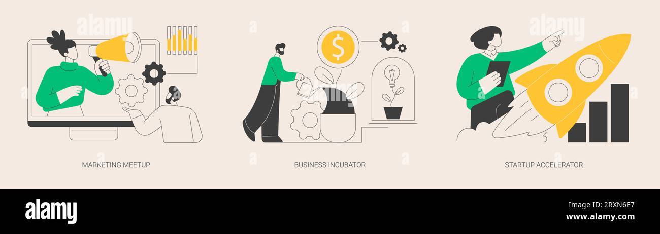 Venture investment abstract concept vector illustrations Stock Vector ...