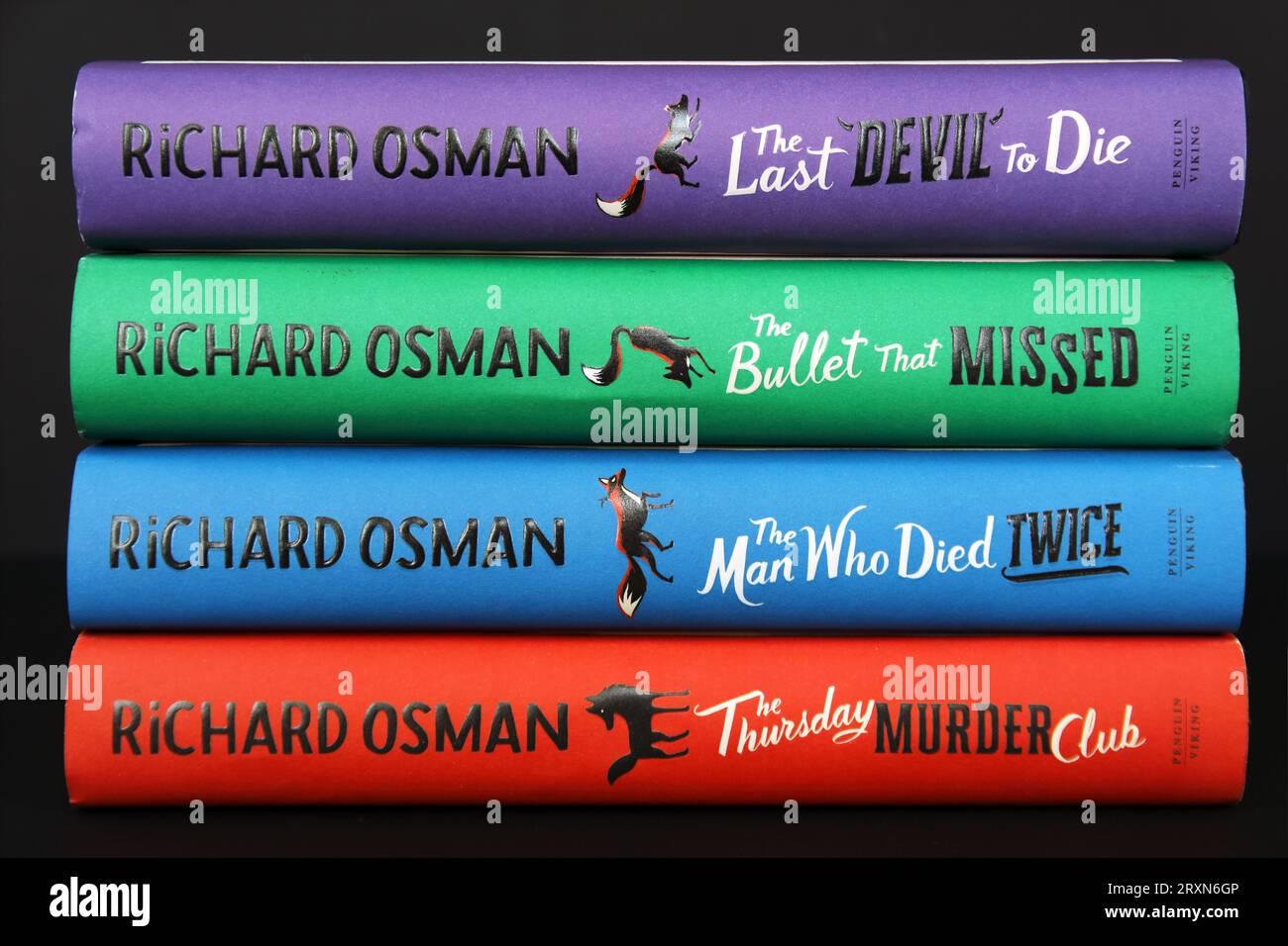 Richard Osman Thursday Murder Club Series Stock Photo - Alamy