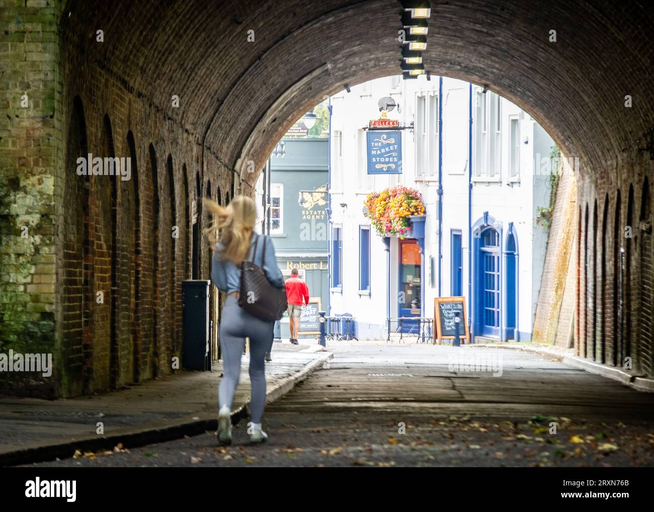 Reigate castle castle grounds surrey hi-res stock photography and ...
