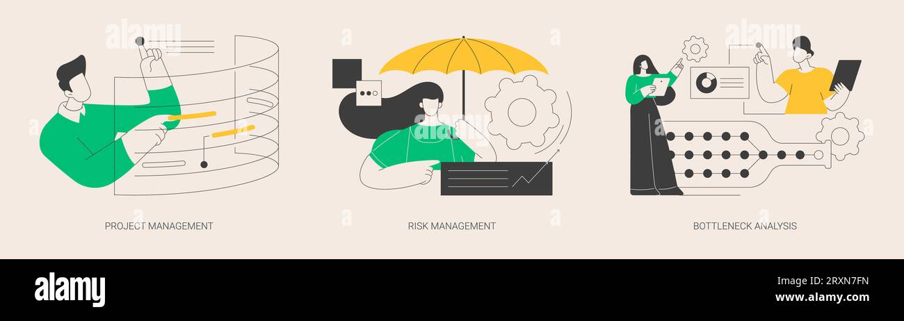 Project planning abstract concept vector illustrations Stock Vector ...