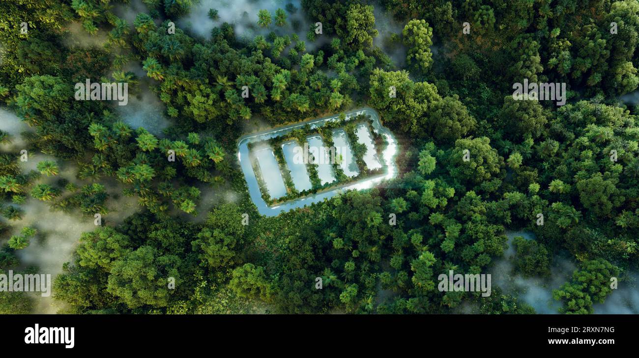 Concept of advancing eco-friendly battery tech and sustainable energy ...