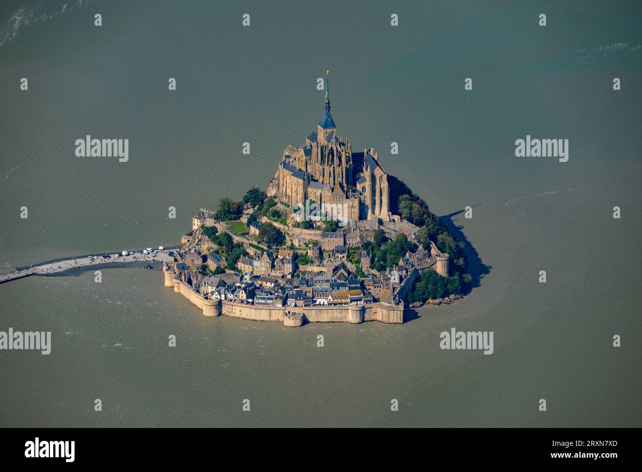 France Saint-Michael's Mount / Mont Saint-Michel during high tide ...