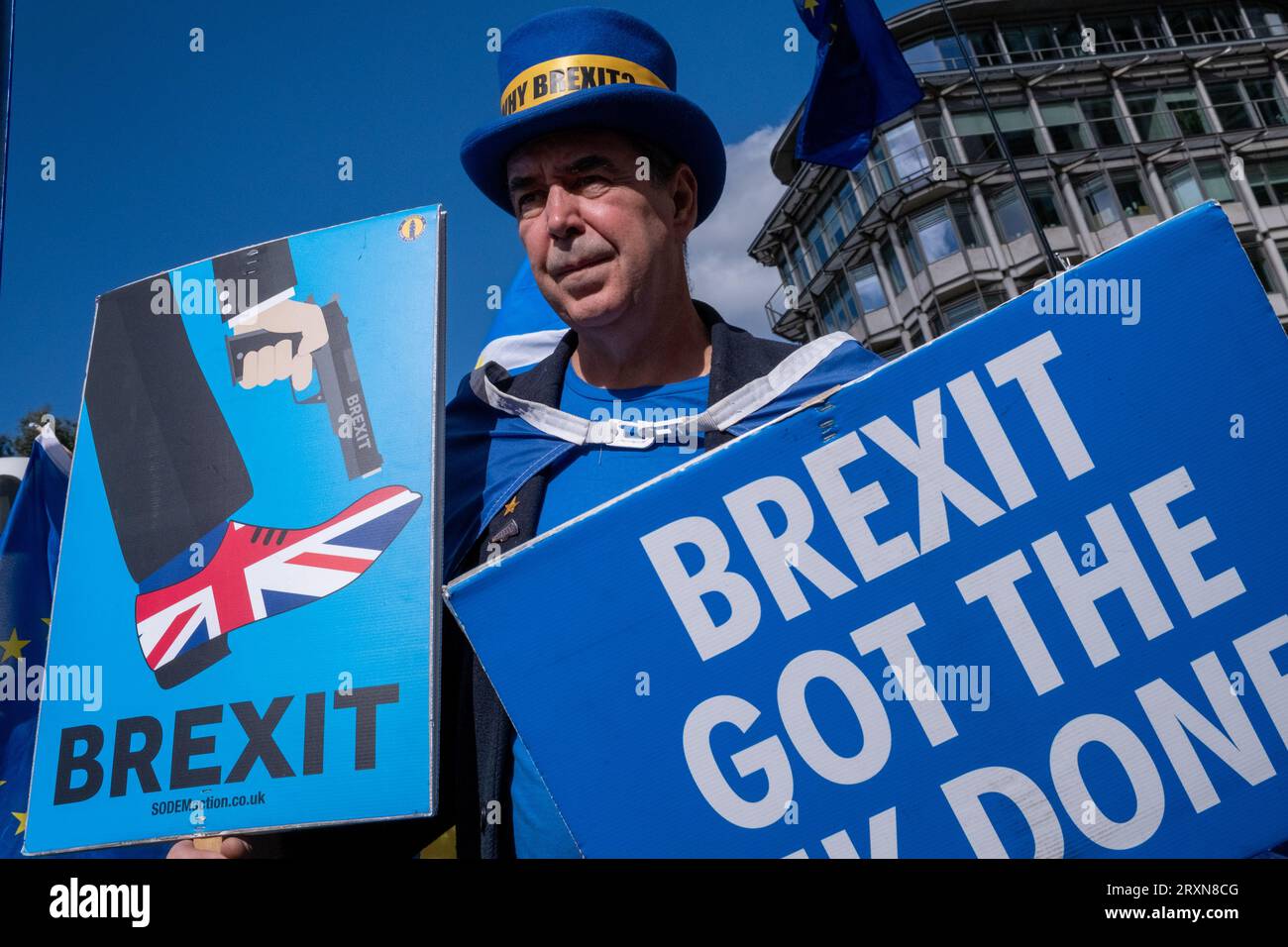 National Re-Join March, London 23rd September 2023 Stock Photo - Alamy