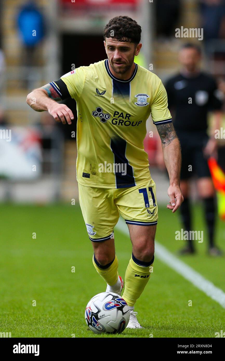 Preston North End's Robbie Brady during the Sky Bet Championship match ...