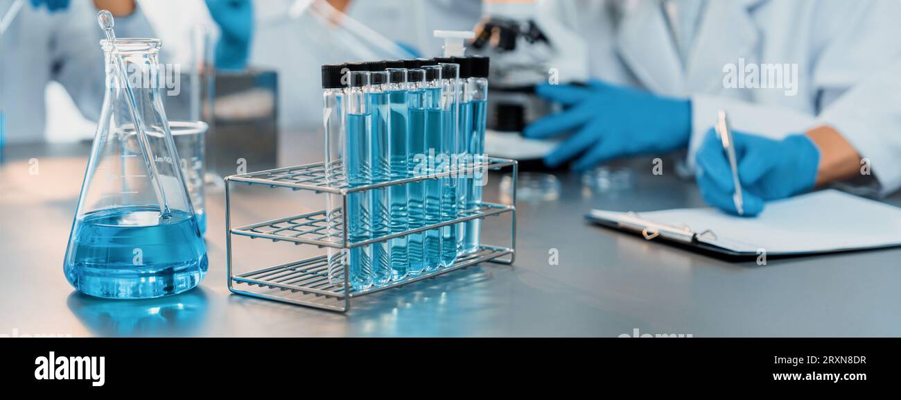 Doctor working biochemistry analyzer in hi-res stock photography and ...