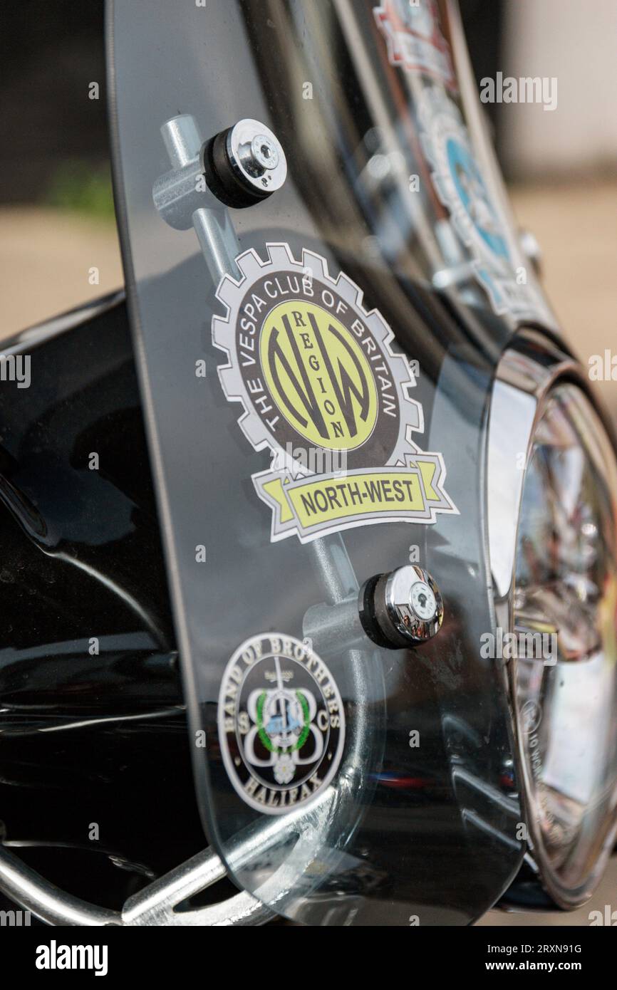 Vespa. Ribble Valley Scooter Rally 2023 Stock Photo - Alamy