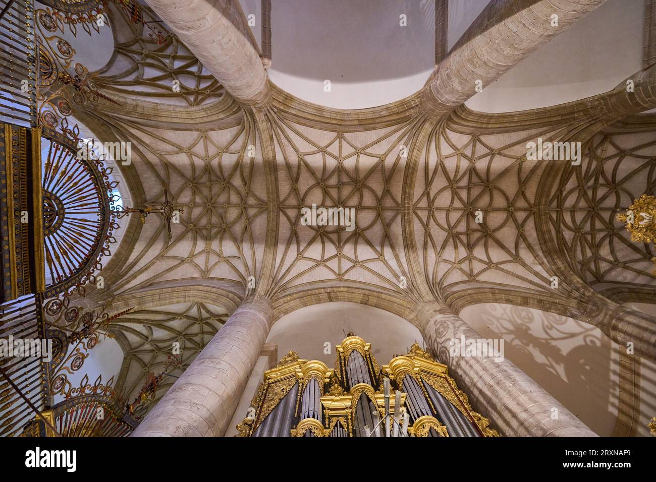 02-09-2023, Interior view of the famous Yuso monastery in San Millán de ...