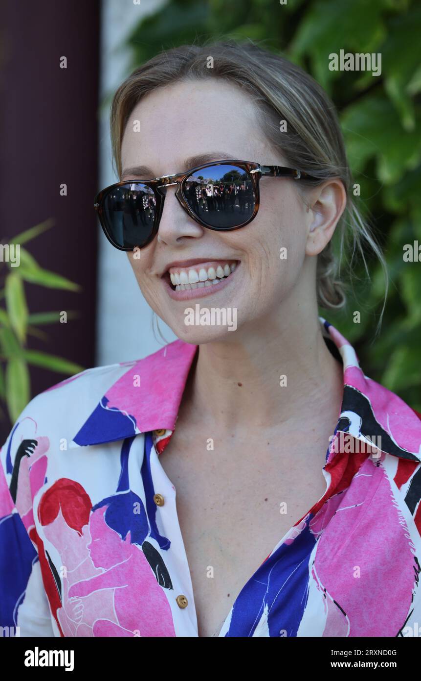 VENICE, ITALY - SEPTEMBER 07: Margot Sikabonyi is seen arriving at the ...