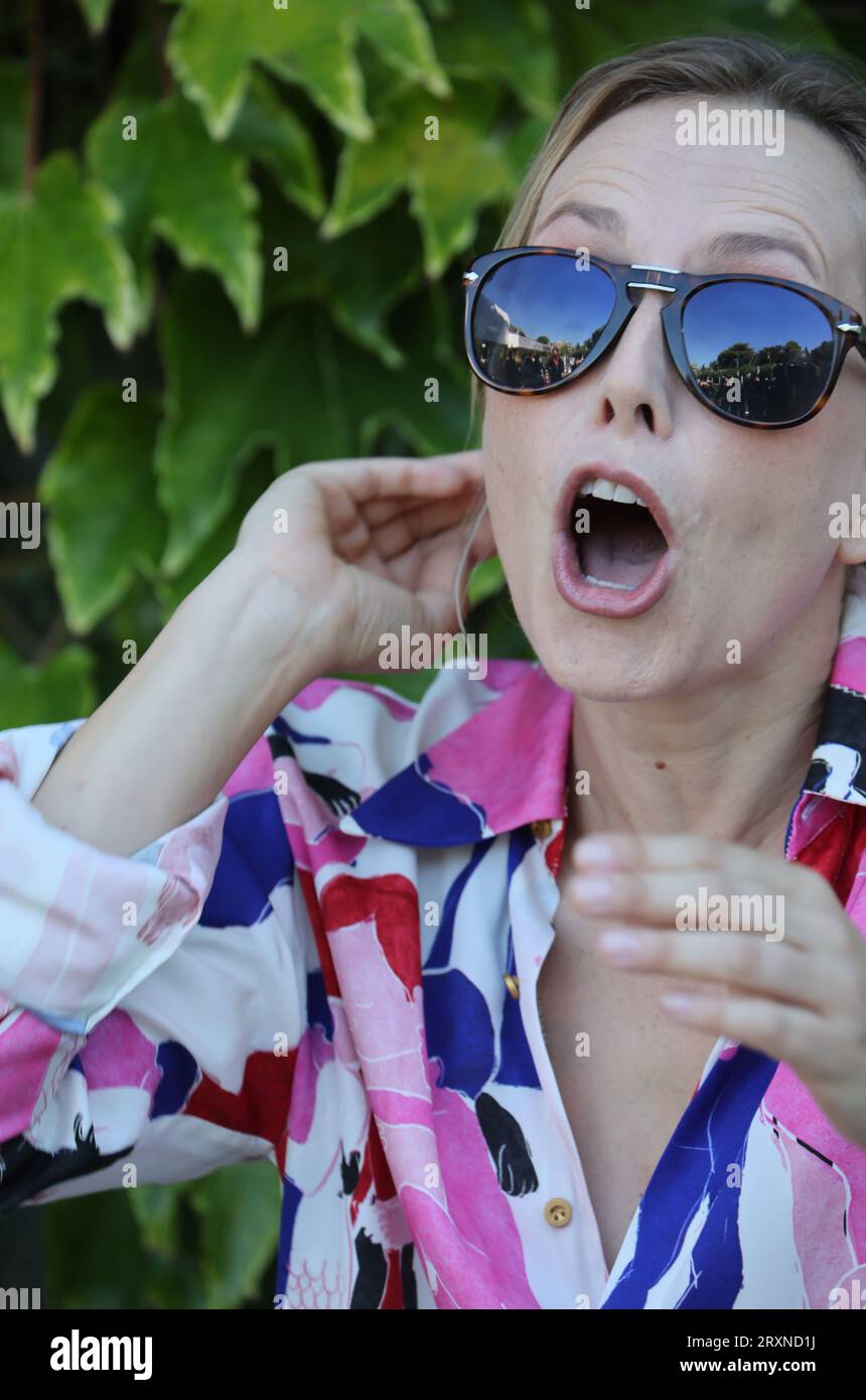 VENICE, ITALY - SEPTEMBER 07: Margot Sikabonyi is seen arriving at the ...