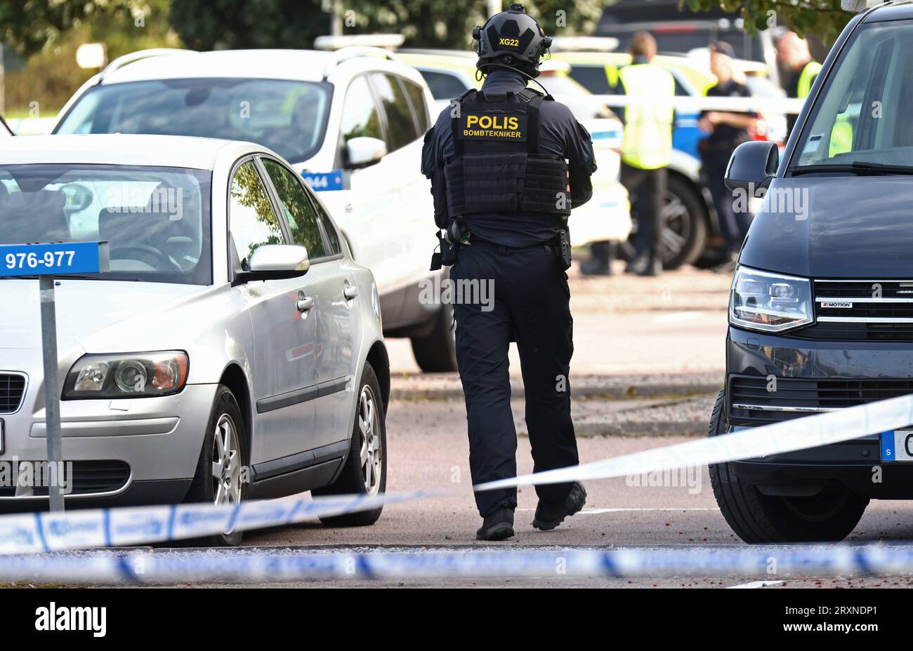An explosion has occurred in an apartment building in Linköping, Sweden ...