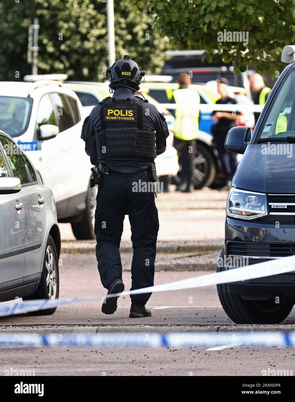 An explosion has occurred in an apartment building in Linköping, Sweden ...