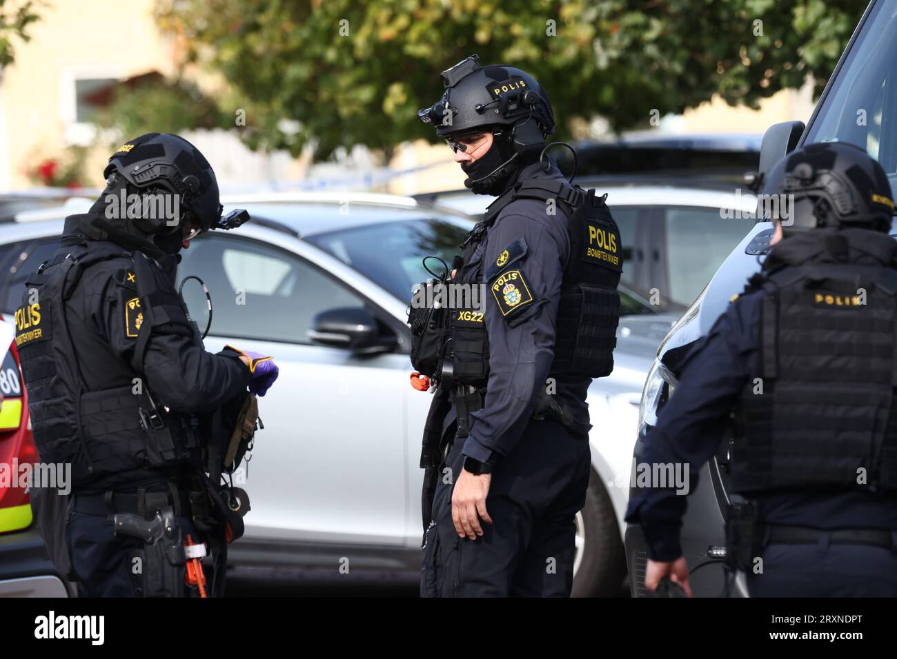 An explosion has occurred in an apartment building in Linköping, Sweden ...