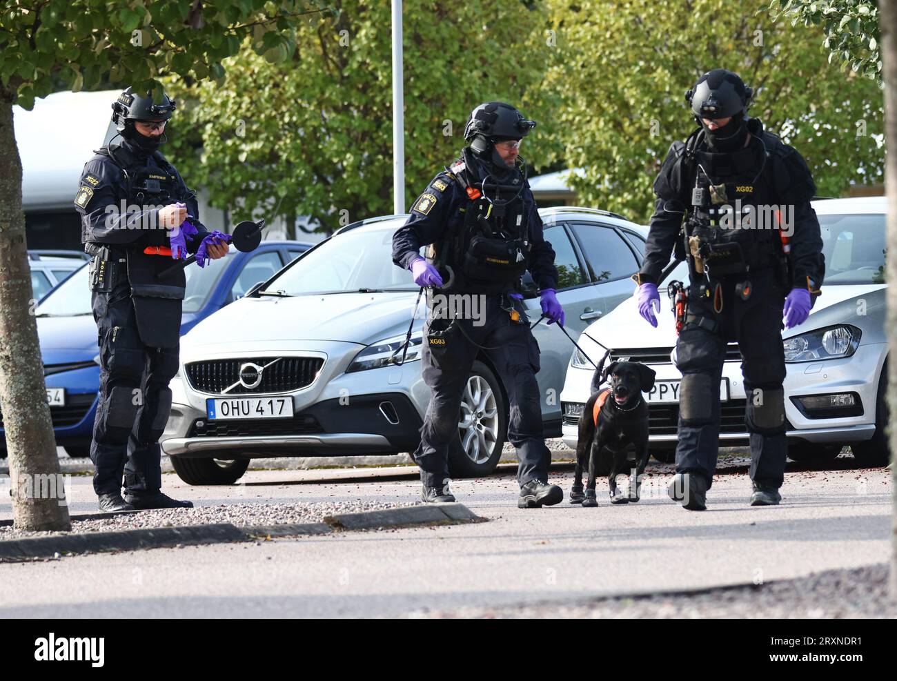 An explosion has occurred in an apartment building in Linköping, Sweden ...
