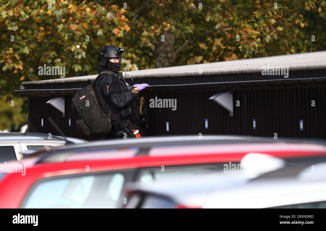 An explosion has occurred in an apartment building in Linköping, Sweden ...
