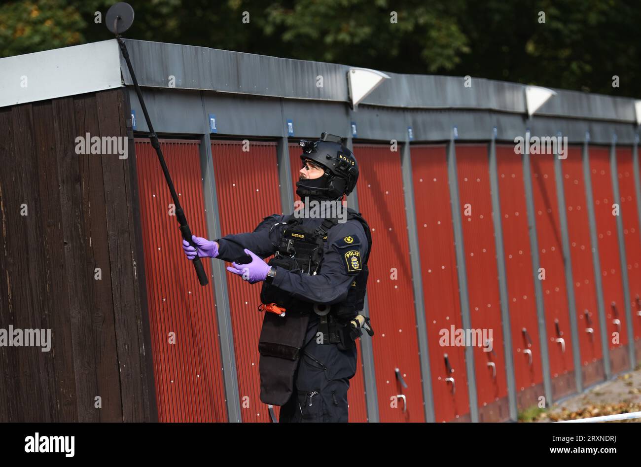 An explosion has occurred in an apartment building in Linköping, Sweden ...