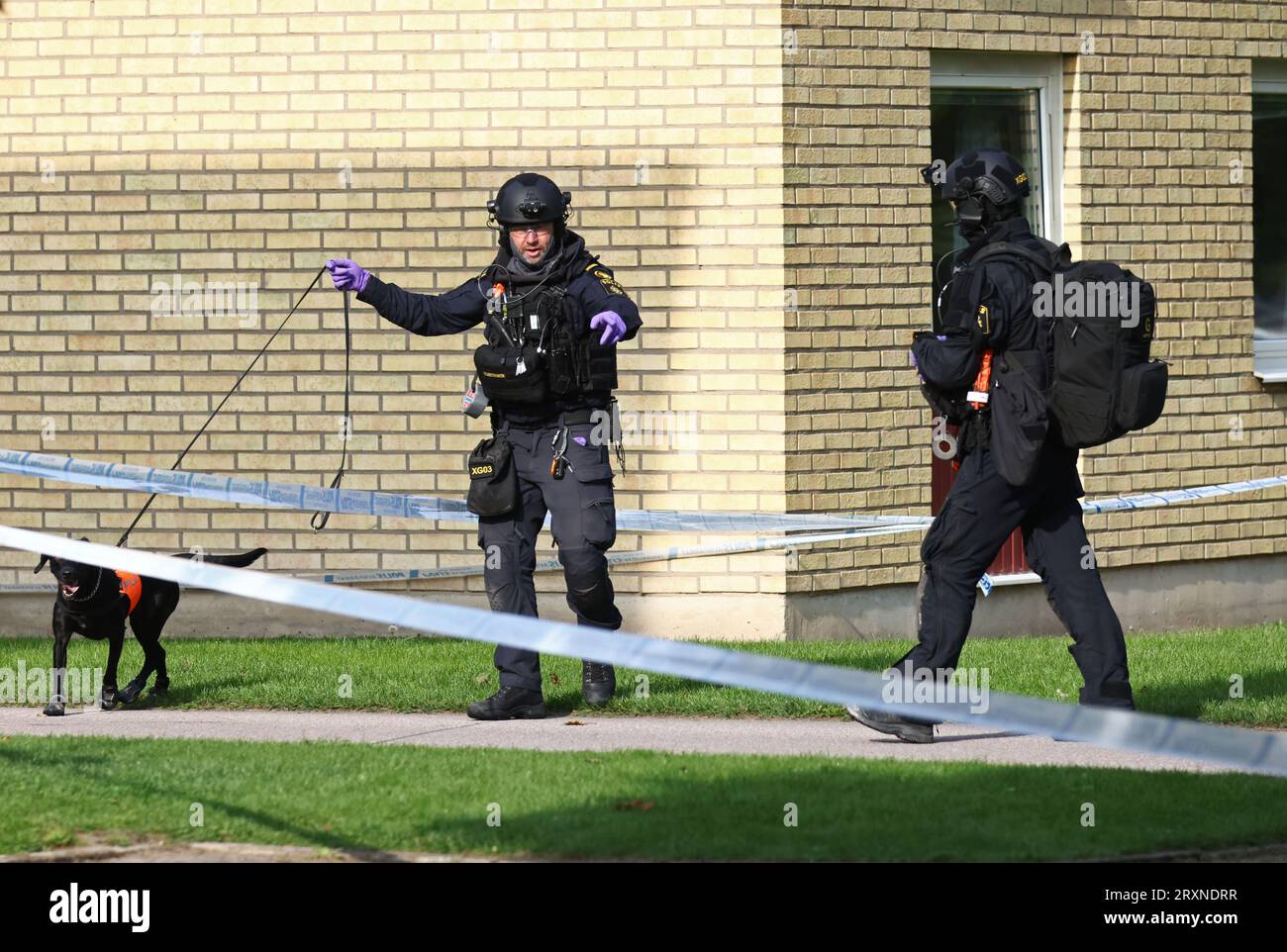 An explosion has occurred in an apartment building in Linköping, Sweden ...