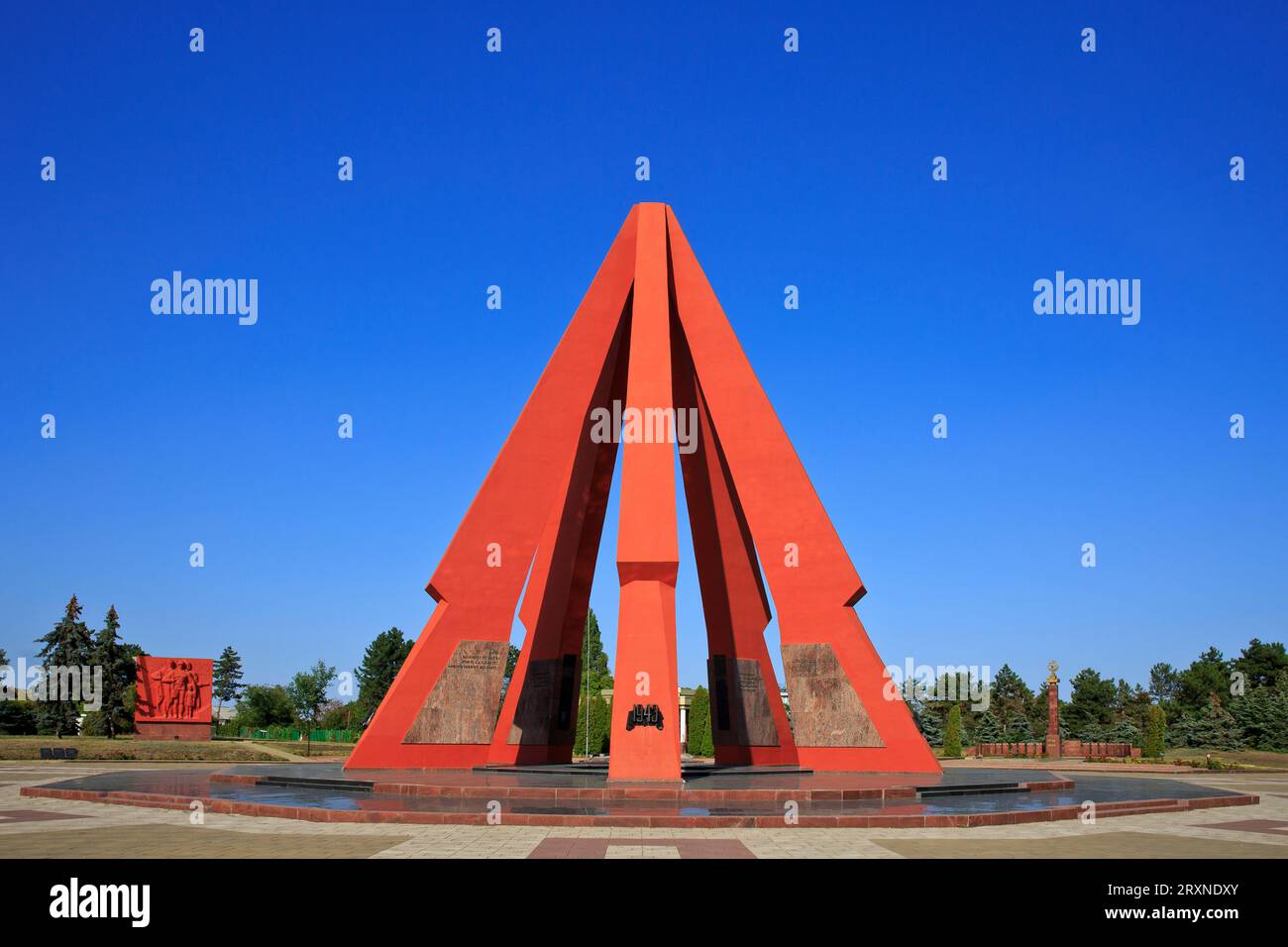 The Eternity Memorial Complex dedicated to the Soviet soldiers who died ...