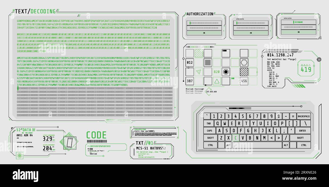 Decoding screen hi-res stock photography and images - Alamy