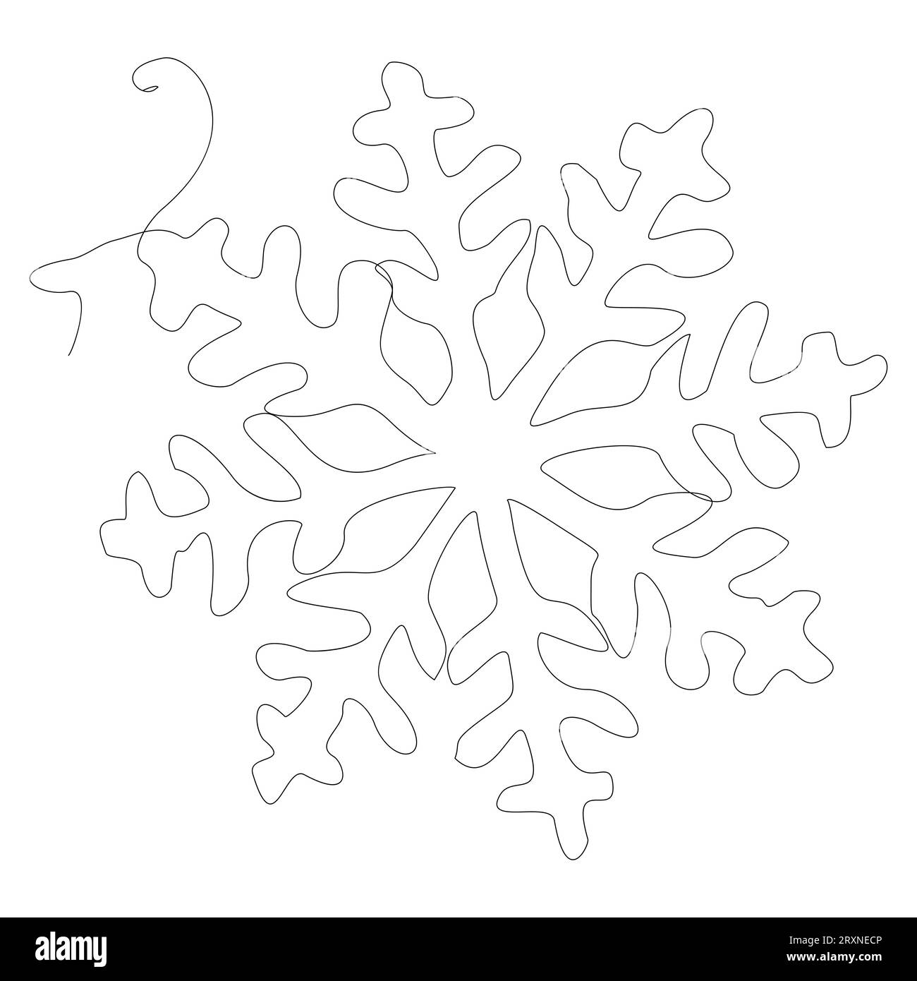 Simple Snowflake Tattoo Simple Snowflake Line Art: Over 46,020