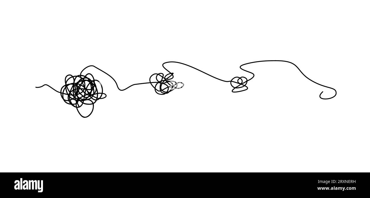 Cartoon brainstorming and mental problem solving, psychotherapy Concept ...