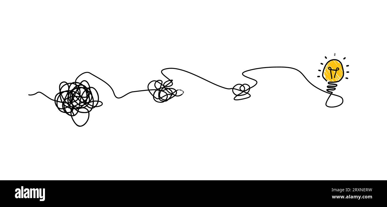 Cartoon brainstorming and mental problem solving, psychotherapy Concept ...