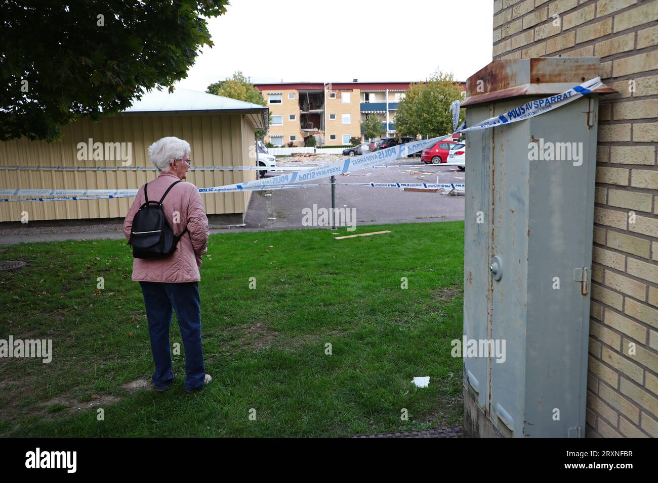 Linköping, Sweden. 26th, September, 2023. An explosion has occurred in ...