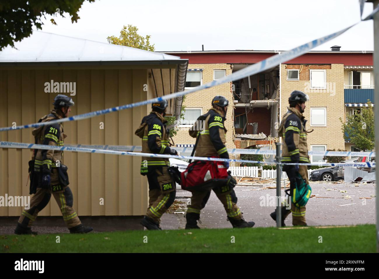 Linköping, Sweden. 26th, September, 2023. An explosion has occurred in ...