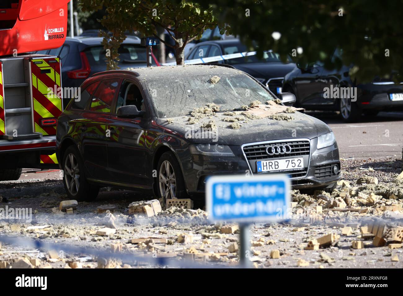 Linköping, Sweden. 26th, September, 2023. An explosion has occurred in ...