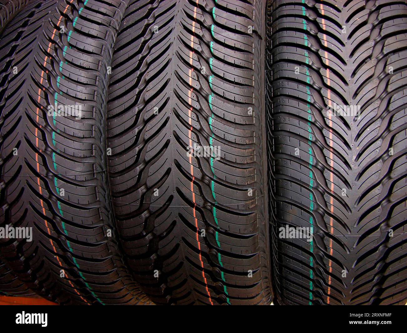 Car tyres, profile Stock Photo - Alamy