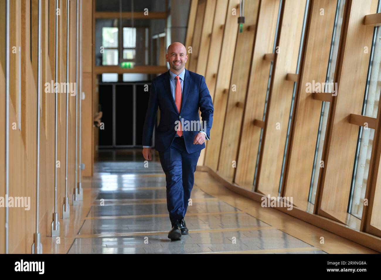 Edinburgh Scotland, UK 26 September 2023. Ben Macpherson MSP Scottish National Party at the ...