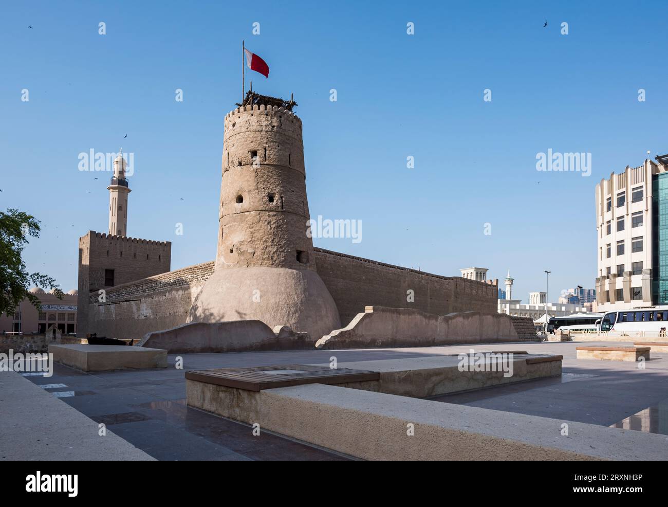 Dubai, United Arab Emirates, April 21st, 2017. Dubai Museum's Al Fahidi ...
