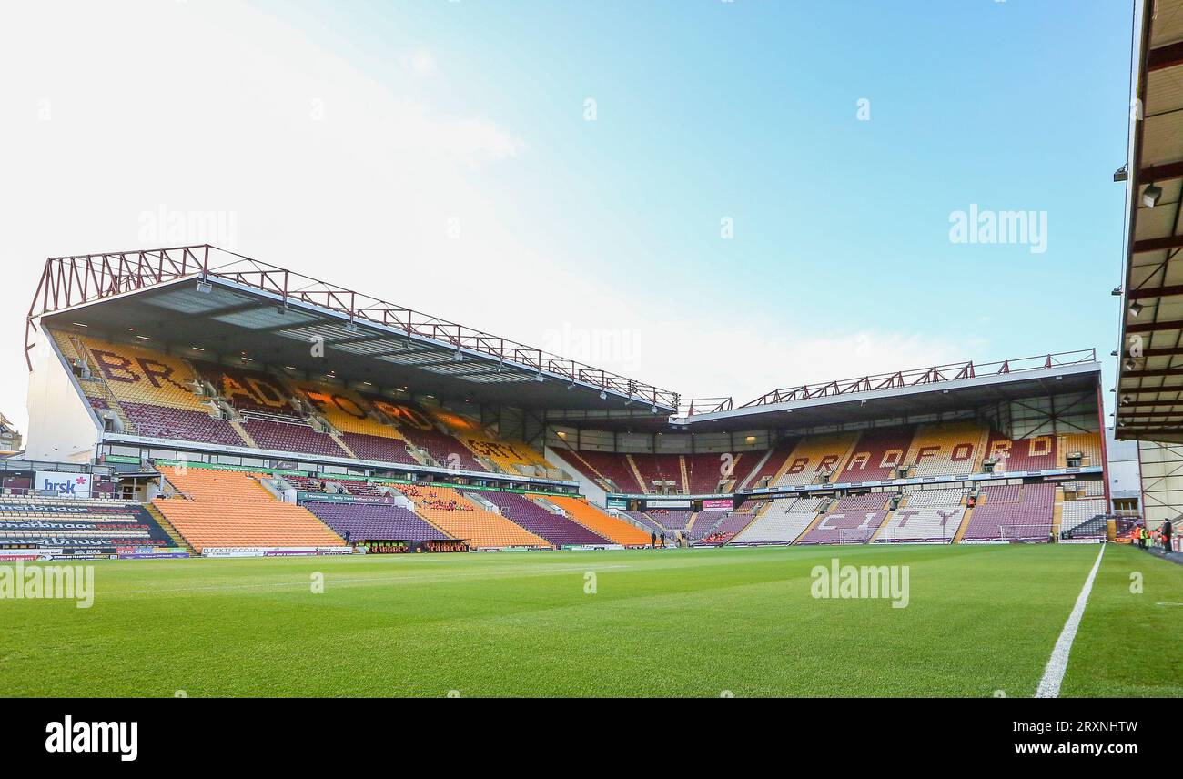 Bradford, UK. 26th Sep, 2023. General View inside the Stadium during ...