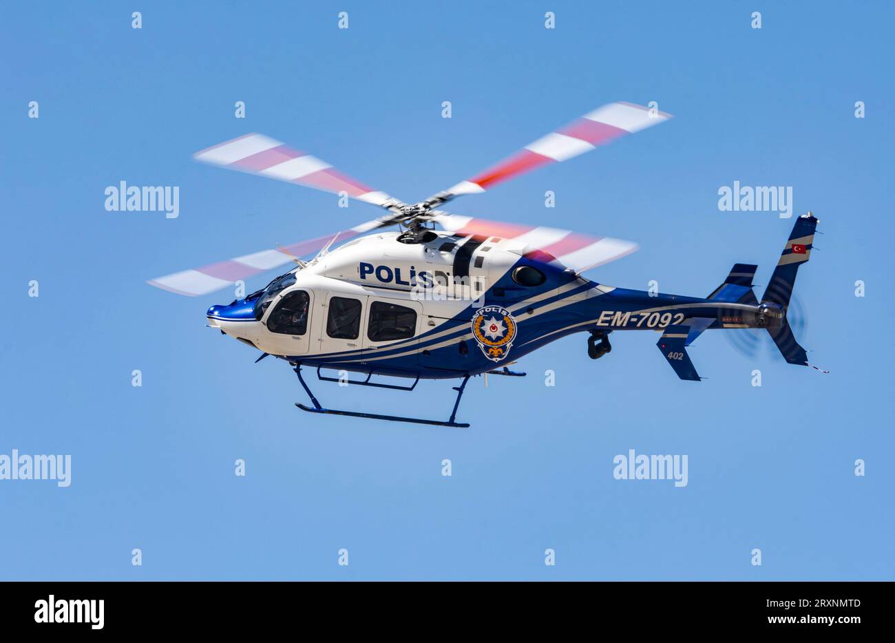 Police Bell 429 Global Ranger at sivrihisar sky Airshow 2023 Stock ...