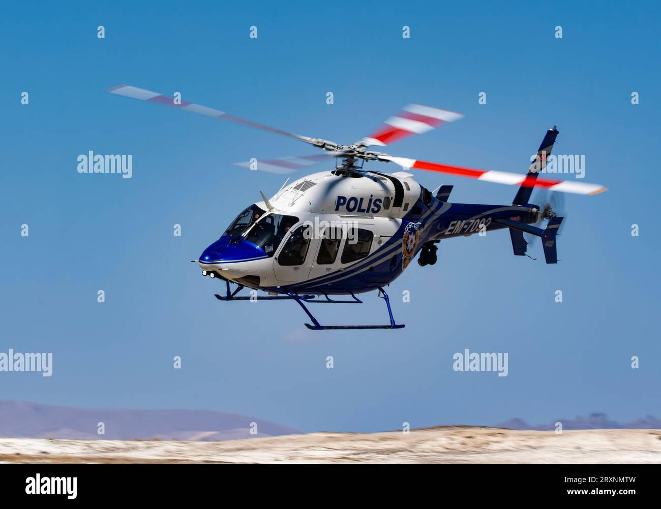 Police Bell 429 Global Ranger at sivrihisar sky Airshow 2023 Stock ...