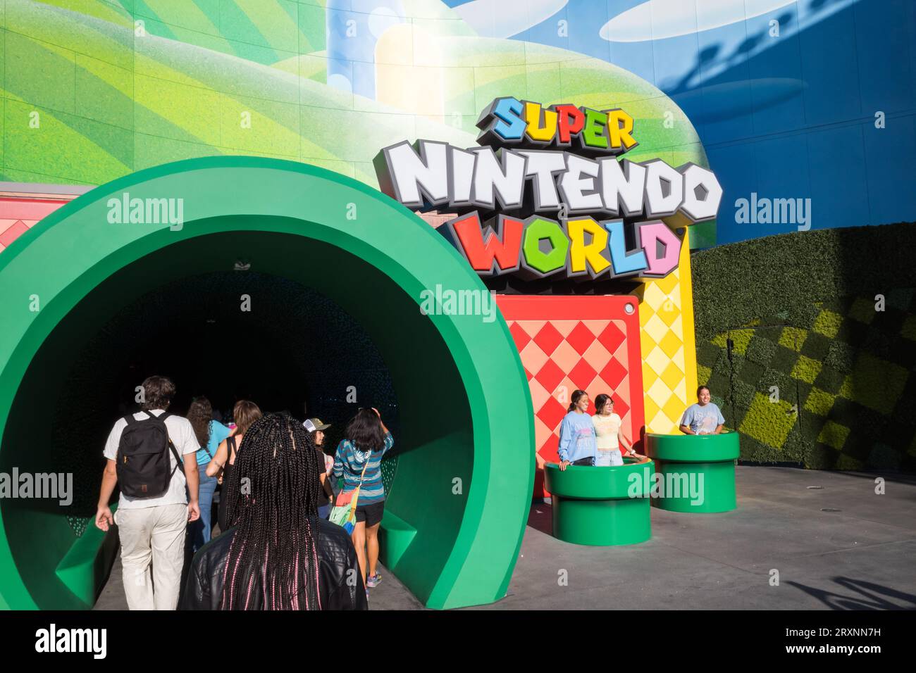 Los Angeles, USA. Aug 25, 2023. Universal Studios Super Mario World in ...